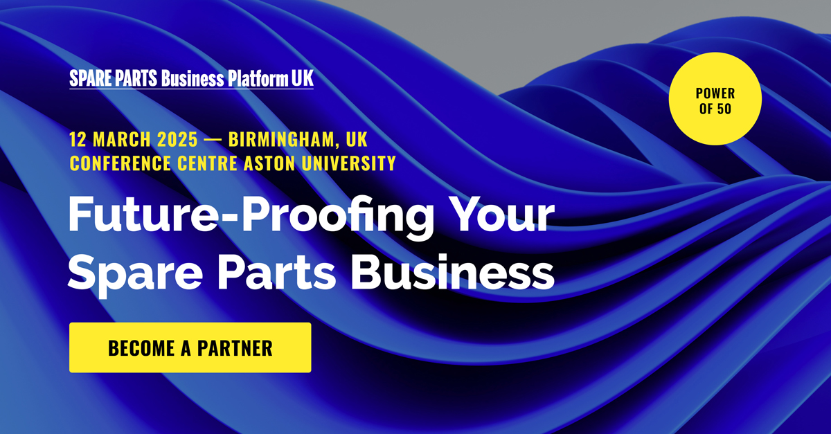 Spare Parts Business Platform UK Power of 50 Partner - Copperberg